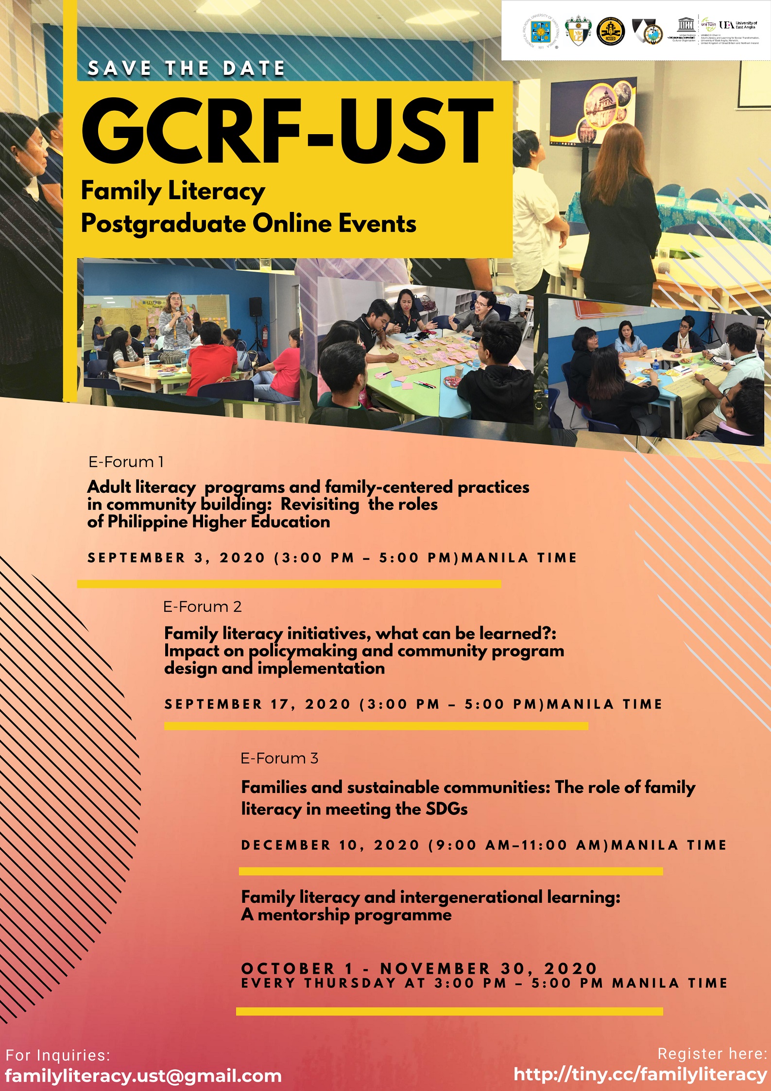 GCRF Family Literacy Team of the University of Santo Tomas – UST – RCSSED