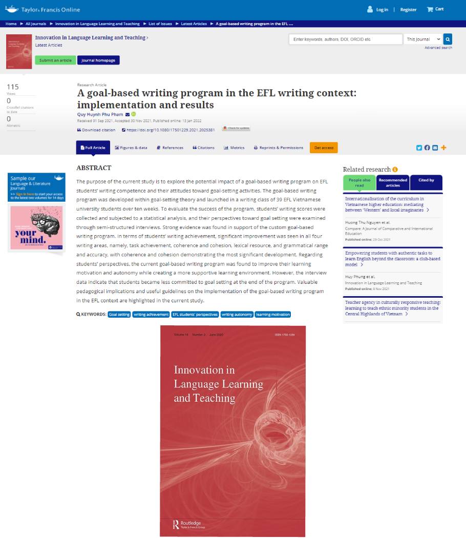 A review of the book titled “International Perspectives on Diversity in ...